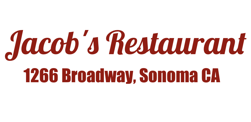 Jacob's Restaurant: Menu